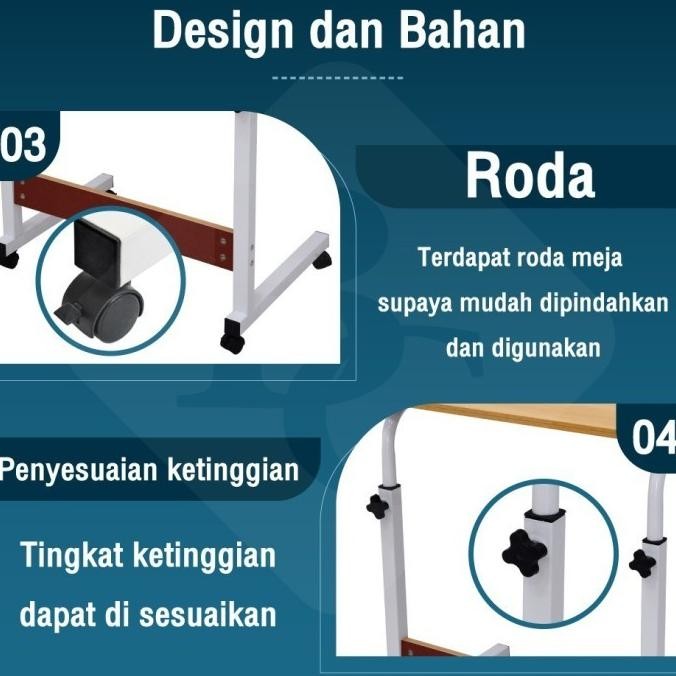 Jual BG SPORT Meja Komputer Computer Desk (Brown Black) | Shopee Indonesia