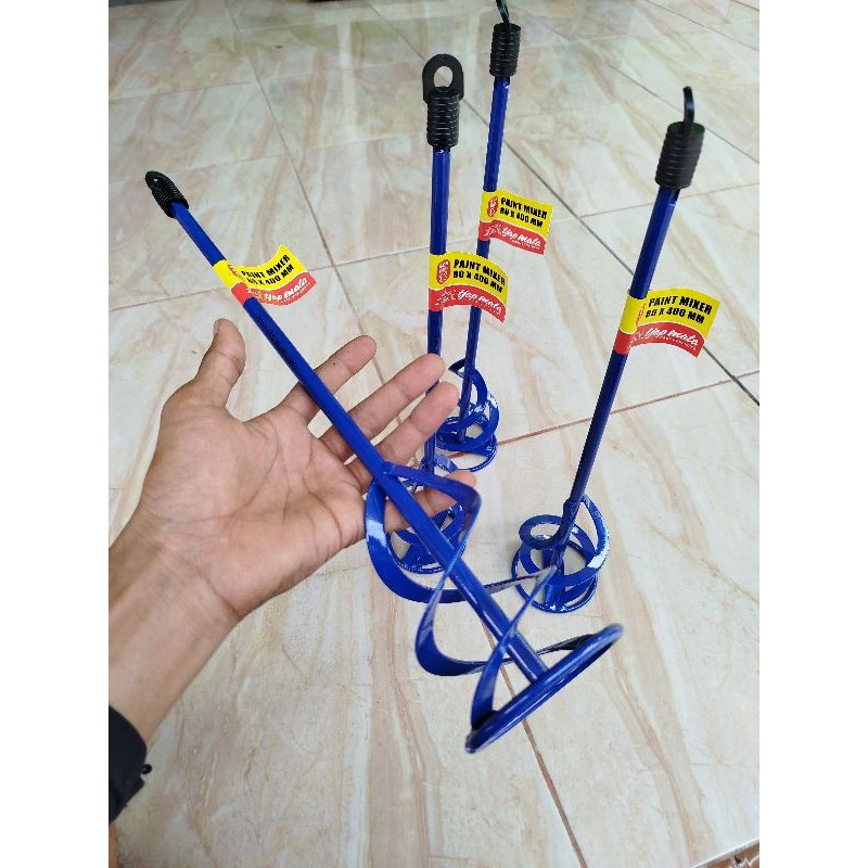 Jual alat pengaduk cat mixer tjap mata / mata bor pengaduk semen mortar ...