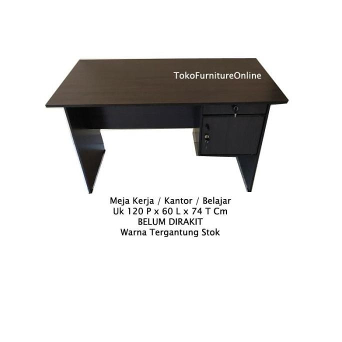 Jual Meja Kerja Kantor Belajar Ukuran Besar Setengah Biro | Shopee ...