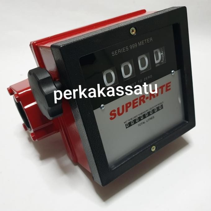 Jual FLOWMETER 1.5" X 4 DIGIT SUPER RITE SUPERRITE DOMAX ALAT UKUR ...