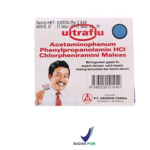 Jual OBAT DAN SUPLEMEN BERKUALITAS DI SINI! ULTRAFLU STRIP ISI 4 TABLET ...