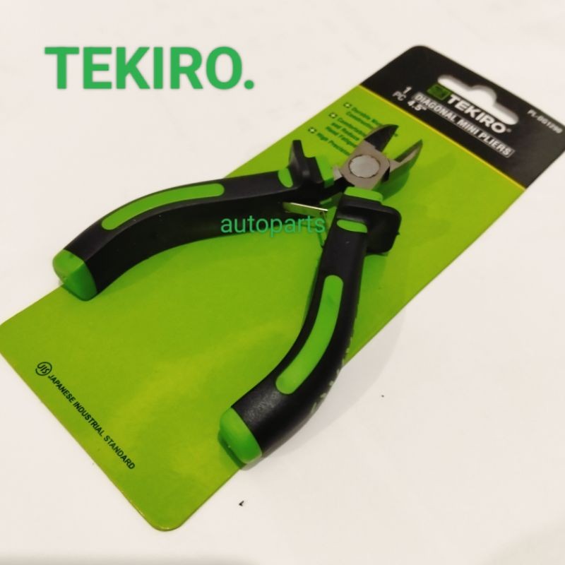 Jual TEKIRO Diagonal Mini Pliers Tang Potong Mini Ukuran 4,5 Inch ...