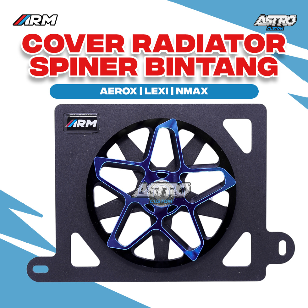 Jual Cover Radiator Spinner Arumi Bintang Nmax 155 Aerox 155 Lexi 125 ...