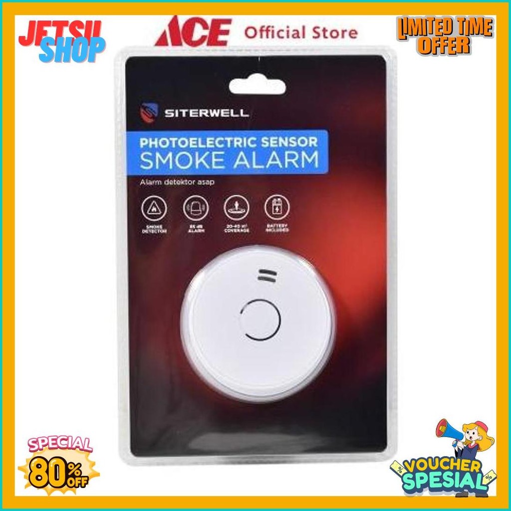 Jual Ace Siterwell Detektor Asap Photoelectric Sensor Gs536G Smoke ...
