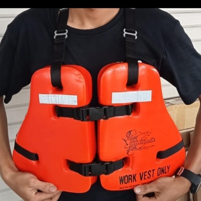 Jual New | Jual Pelampung Work Vest Sea Horse / Life Jacket Seahorse ...