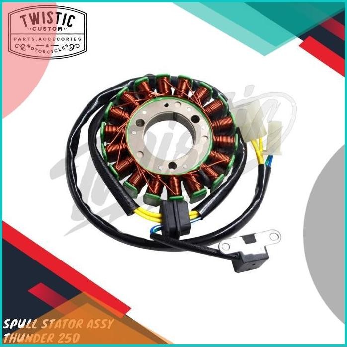 Jual Spull Spul Magnet Stator Assy Motor Thunder 250 GSX 250 OEM 140BZ4 ...