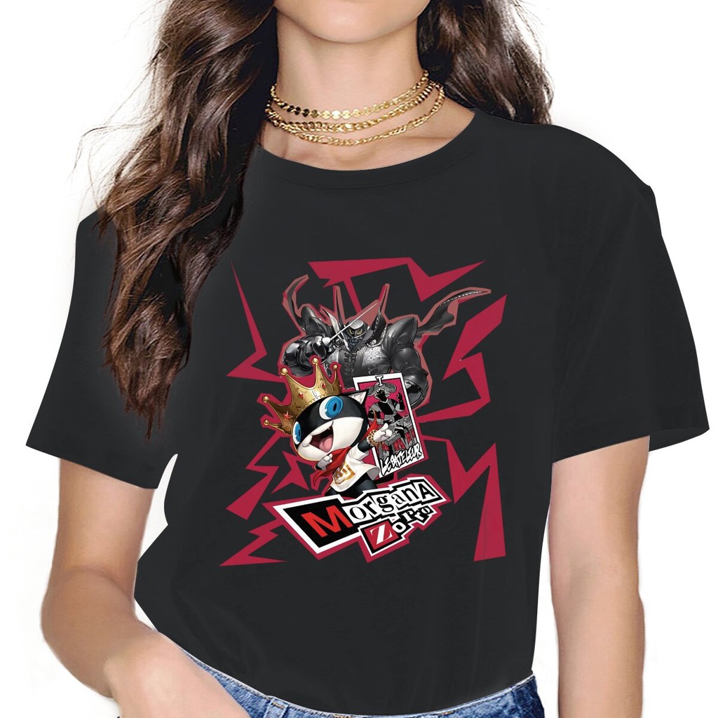 Jual Monamona Morgana Zorro Persona 5 Kaos Klasik Pakaian Game Seri ...