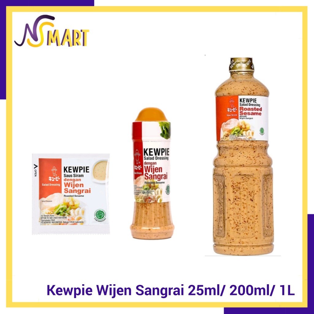 Jual Kewpie Wijen Sangrai ukuran 25ml 200ml 500ml 1L | Shopee Indonesia