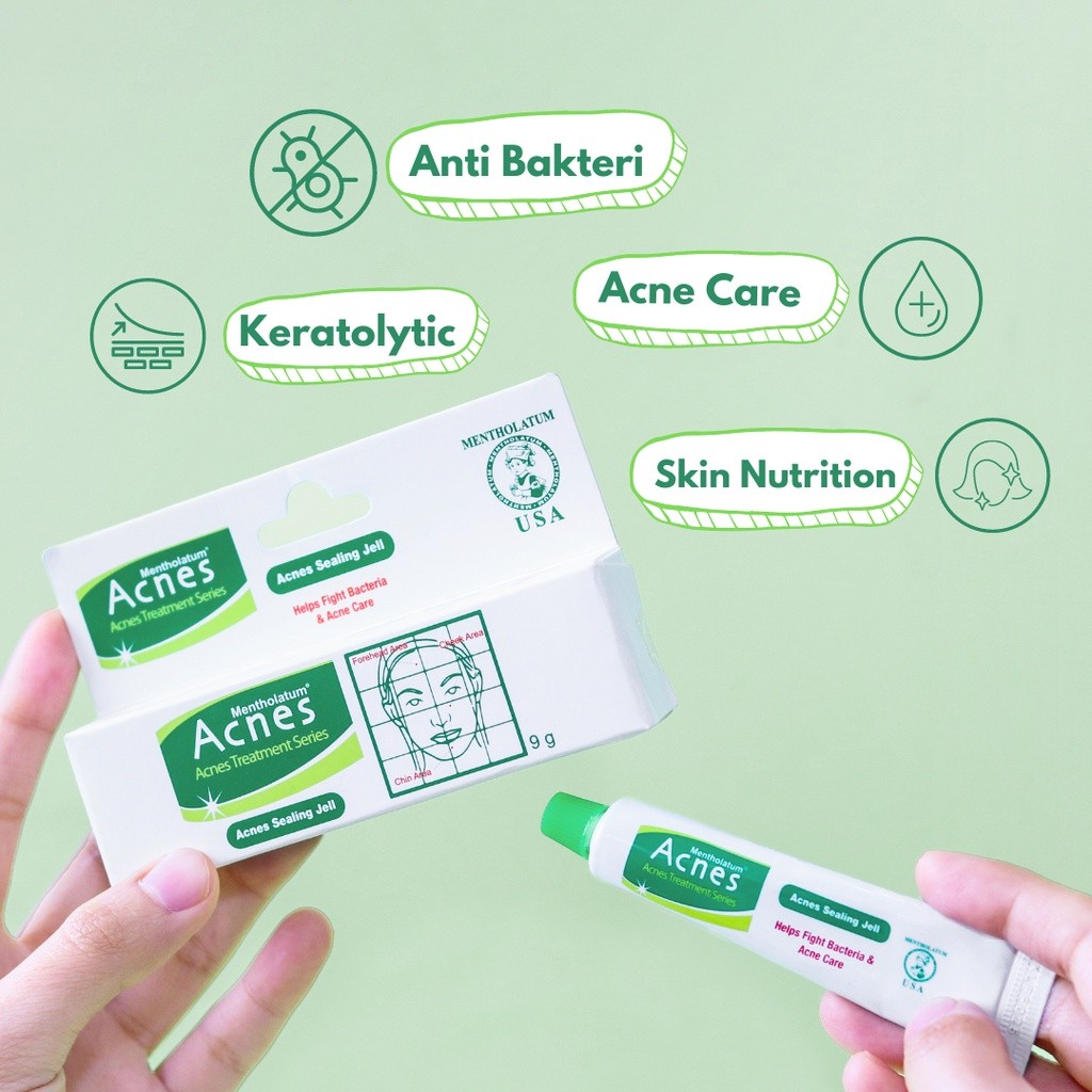 Jual Acnes Sealing Jell - 9gr (Reduce skin redness from acne, Control ...