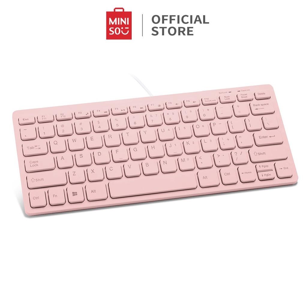 Jual COD MINISO Keyboard Portabel Berkabel Mini untuk Laptop dengan ...