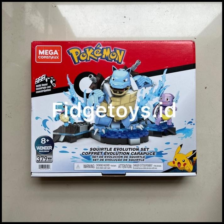 Jual Lego / Mega Bloks Mega Construx Pokemon Squirtle Evolution Set ...