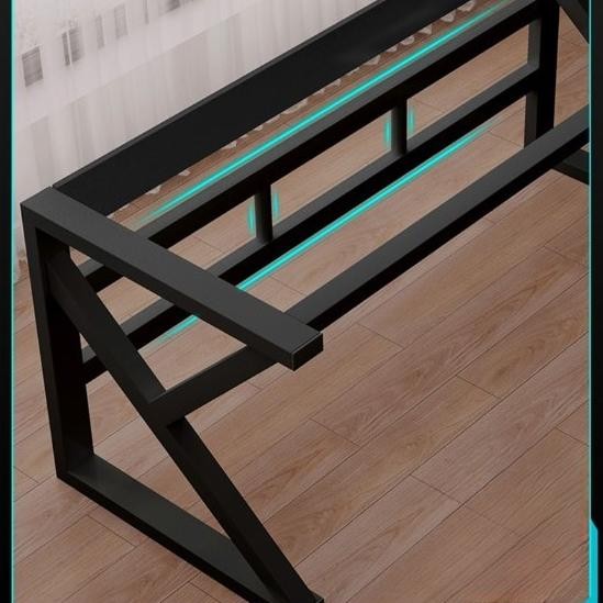 Jual Meja Komputer Laptop PC Desk Frame with Cable Hole TA | Shopee ...