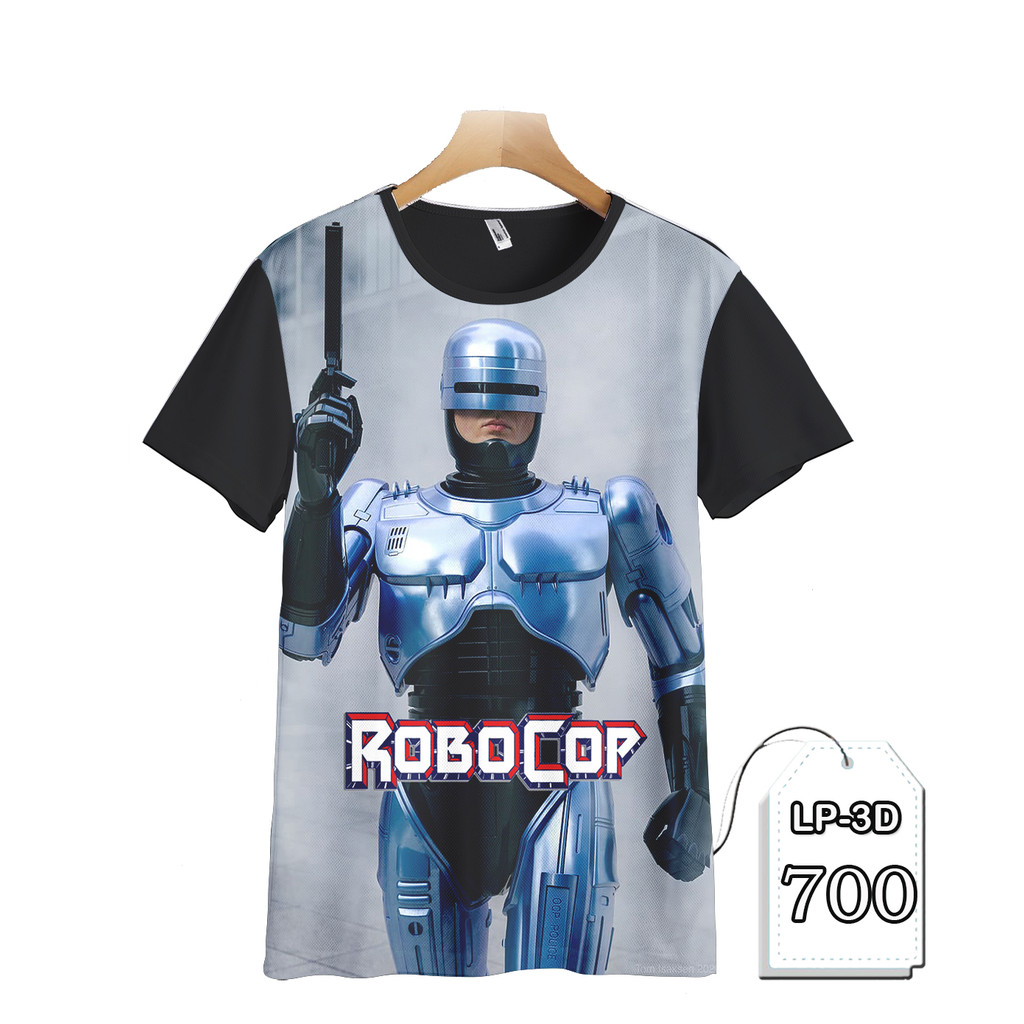Jual Baju Robocop Baju Anak dan Dewasa Serial Superhero LP3D-700 Kaos ...