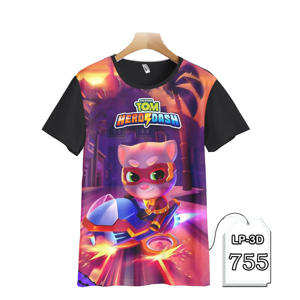 Jual Baju Talking Tom Hero Dash Baju Anak dan Dewasa 3D Game Animasi ...