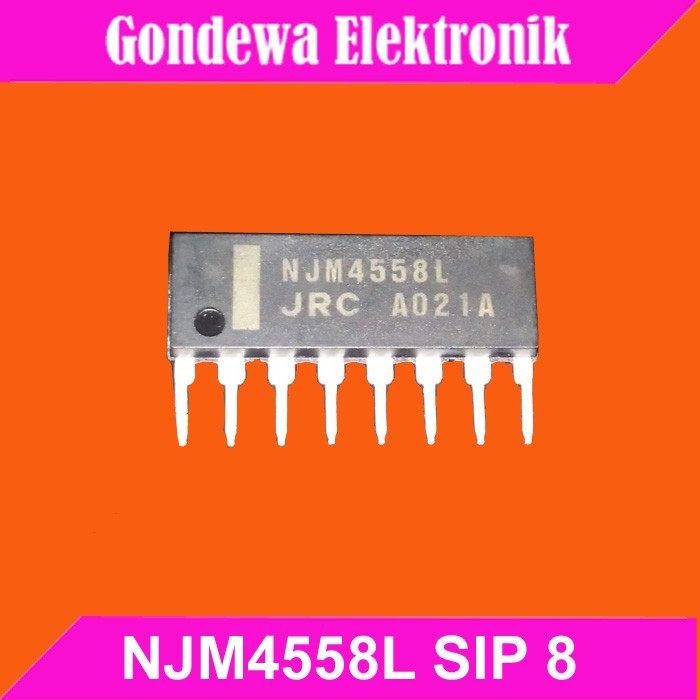 Jual murah NJM4558 NJM4558L SIP8 dual operational amplifier | Shopee Indonesia