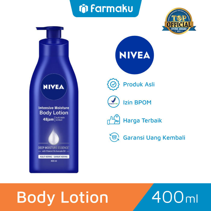 Jual Nivea Body Lotion Intensive & Moisture Botol 400 ml | Shopee Indonesia