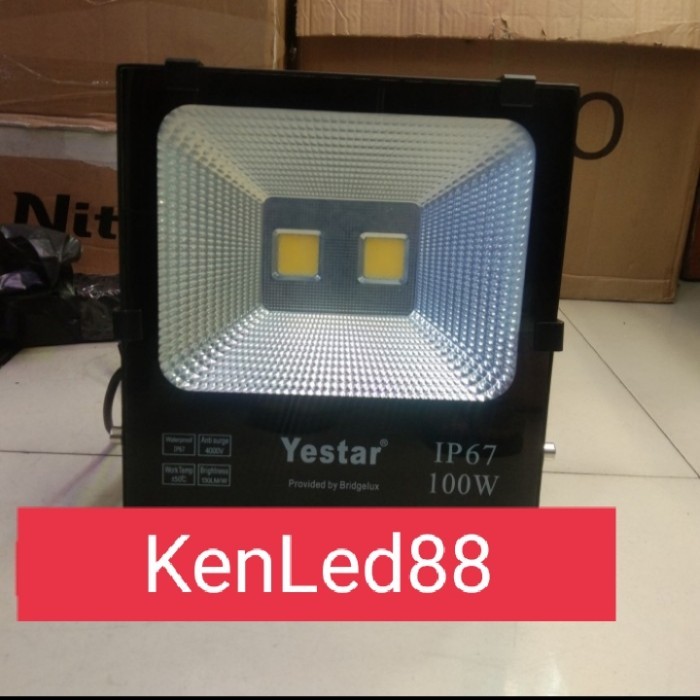 Jual YESTAR Lampu Sorot Tembak/Taman 100w 100 Watt/Led FloodLight COB Super | Shopee Indonesia
