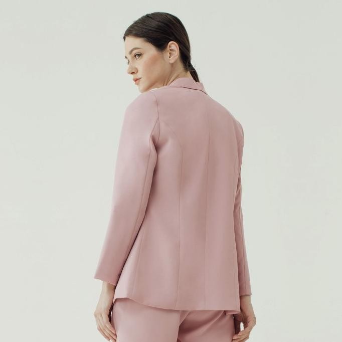 Jual ELEVATED VIE BLAZER POWDER PINK | Shopee Indonesia