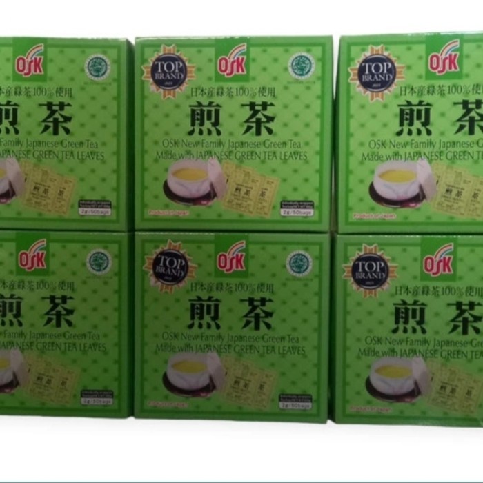 Jual OSK Japanese Green Tea Teh Hijau Jepang Asli ( 50 Sachet x 6 Box ) | Shopee Indonesia