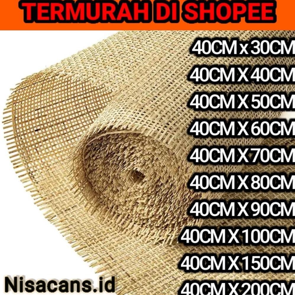 Jual Premium Anyaman Rotan Anyaman Rotan Lembaran Square/Rotan Webbing ...