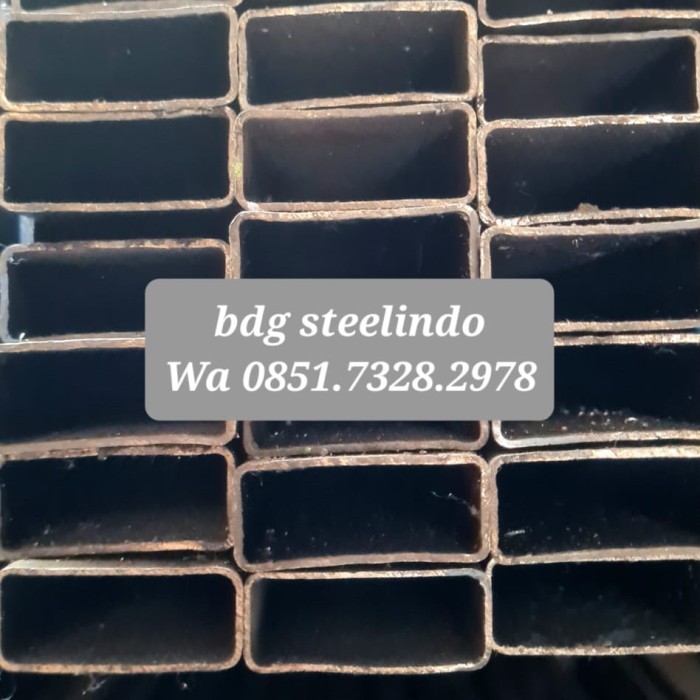 Jual Besi Hollow Hitam 2X4 1.3Mm/ Besi Holo Hitam 20X40 13 Harga ...