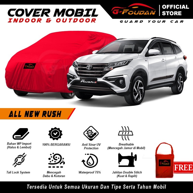 Jual Body Cover Mobil All New Rush GR Sport / Sarung Mobil Rush TRD ...