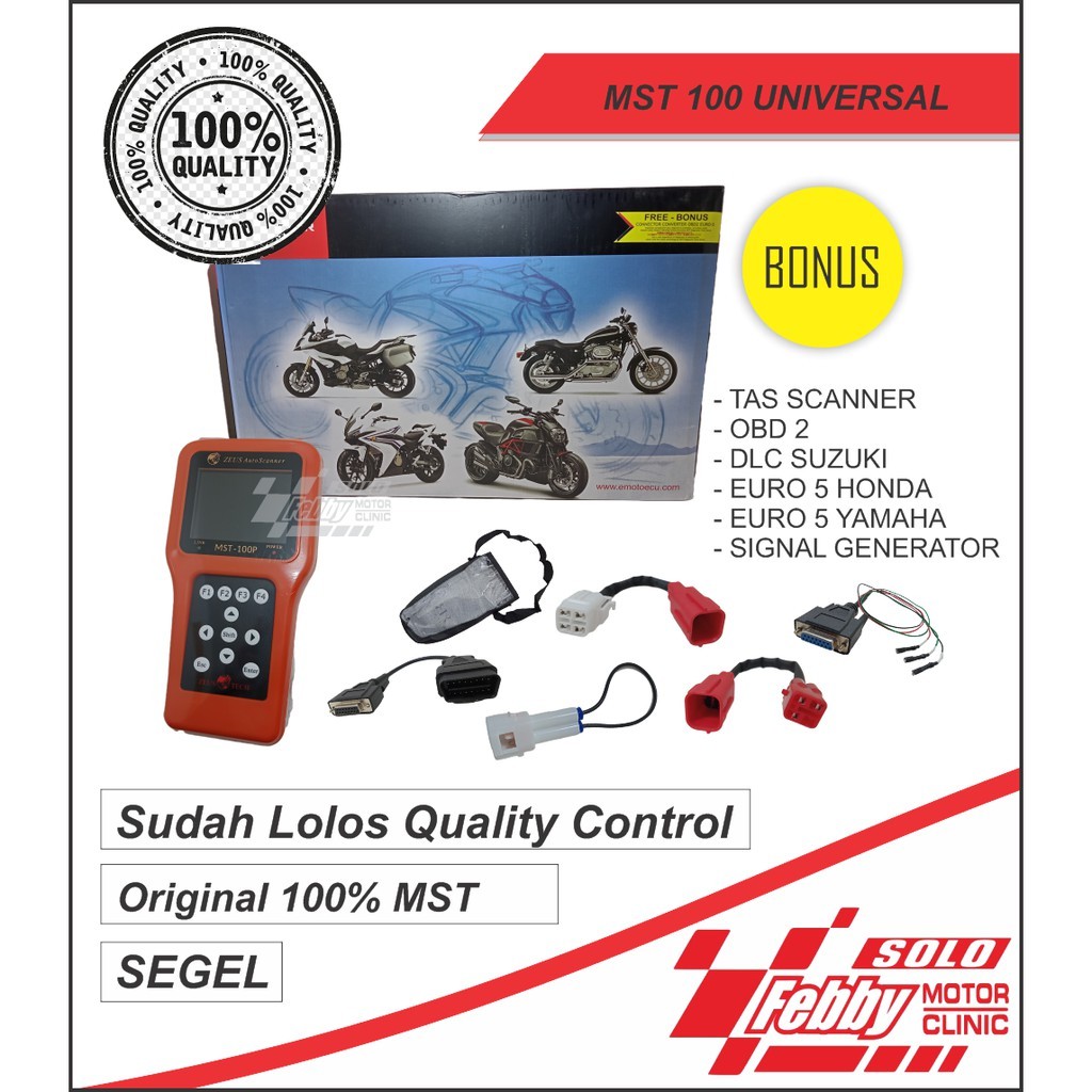 Jual SCANNER MOTOR INJEKSI UNIVERSAL MST 100 + KAWASAKI | Shopee Indonesia
