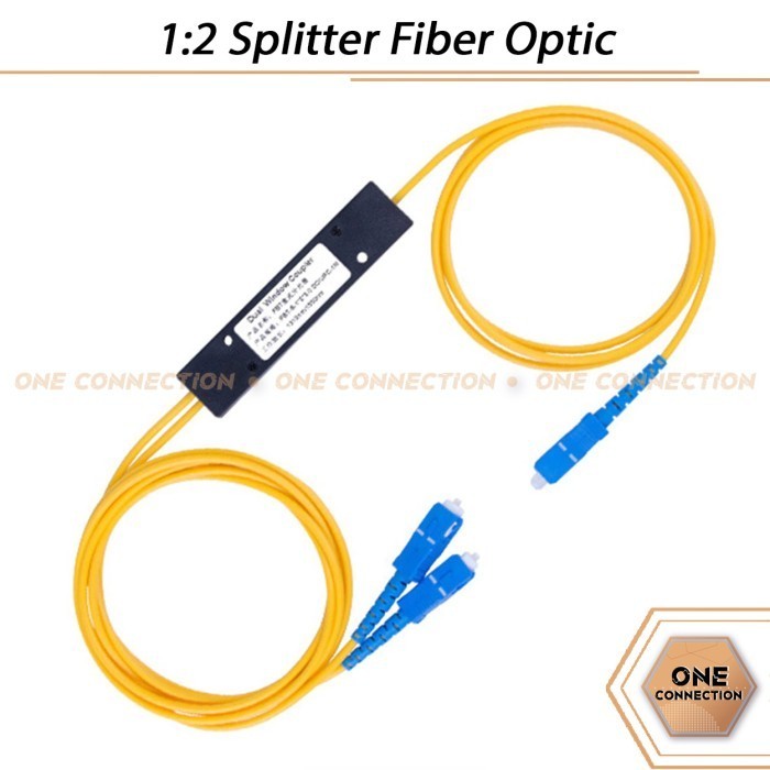 Jual Passive splitter / pasif spliter 1:2 fiber optic SC /UPC High ...