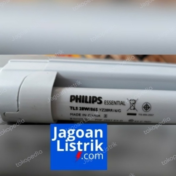 Jual New Produk Lampu T5 Tl5 28W 28 W Watt Putih Set Dgn Rumah Lampunya ...