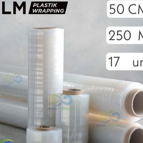 Jual Plastik Stretch Film Wrap / Wraping / Wrapping 50 Cm X 250 M ...