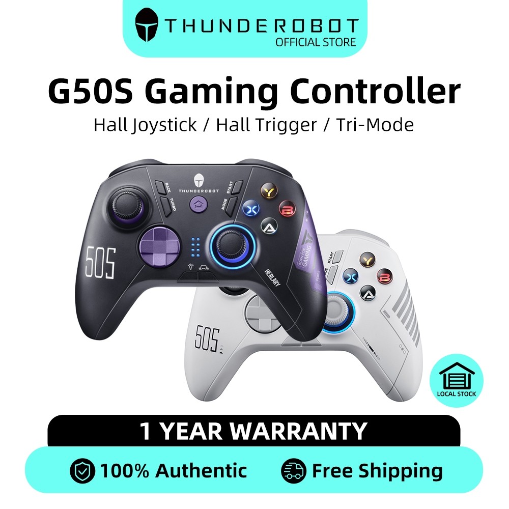 Jual Pengendali Gamepad Nirkabel Thunderobot G50S Pemicu Efek Hall ...