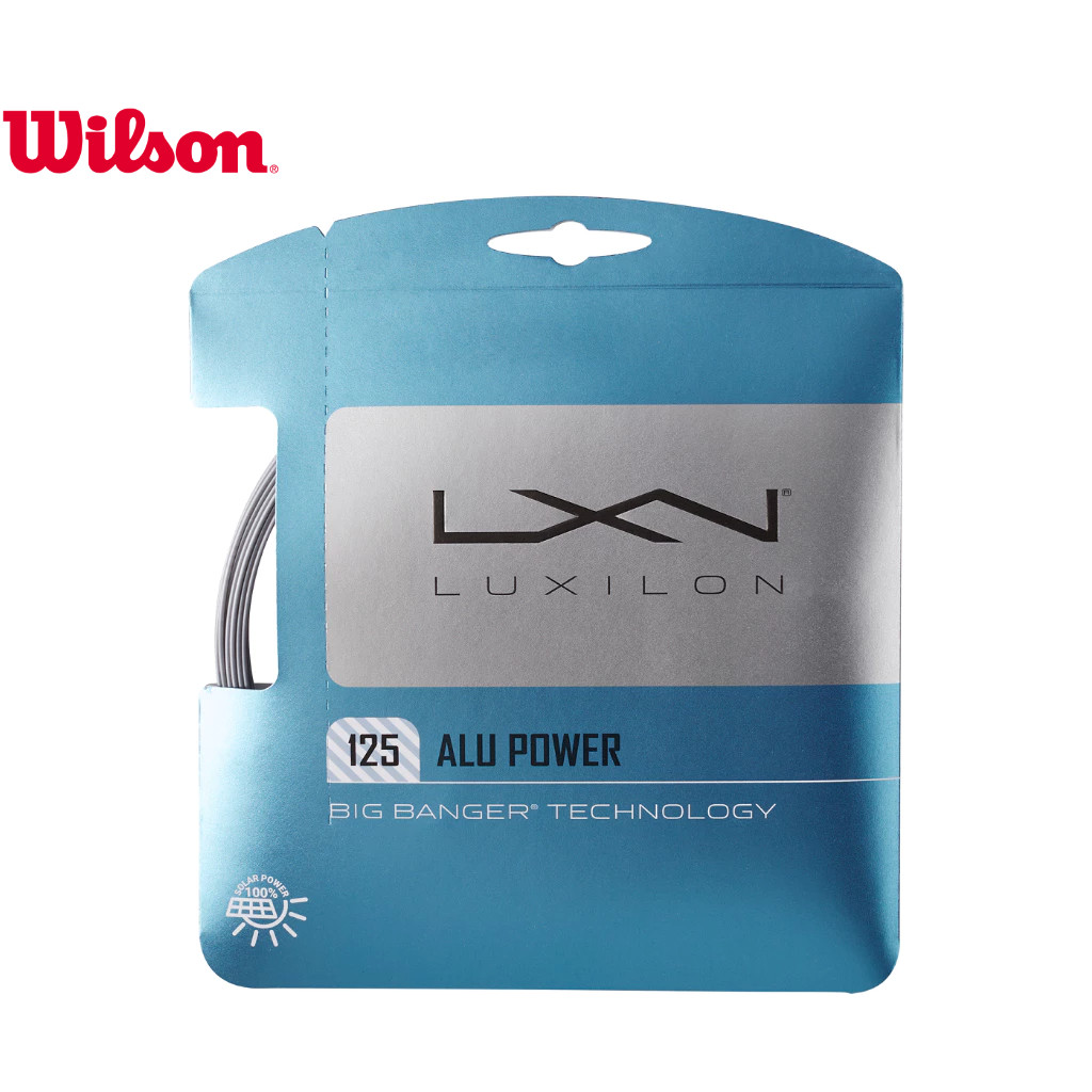 Jual Wilson LUXILON BB ALU POWER 125 Tennis String Silver - WRZ995100SI ...