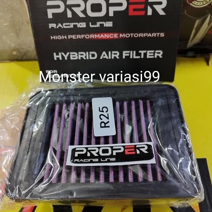 Jual Filter Udara Hybrid Proper Racing Line Yamaha R25 /Mt25 New ...