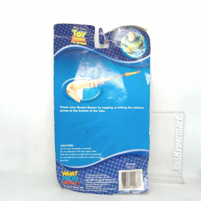 Jual original disney pixar buzz lightyear rocket blaster toy story ...