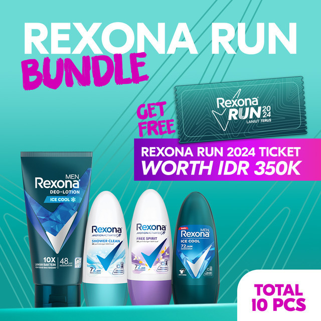 Jual Buy Rexona Bundle FREE Rexona Run Ticket Worth 350k (3 Rexona Ice ...