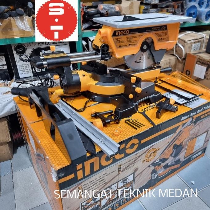 Jual MT2S18002 MITER TABLE SAW MITERSAW SLIDING TABLESAW 2 IN 1 12 ...