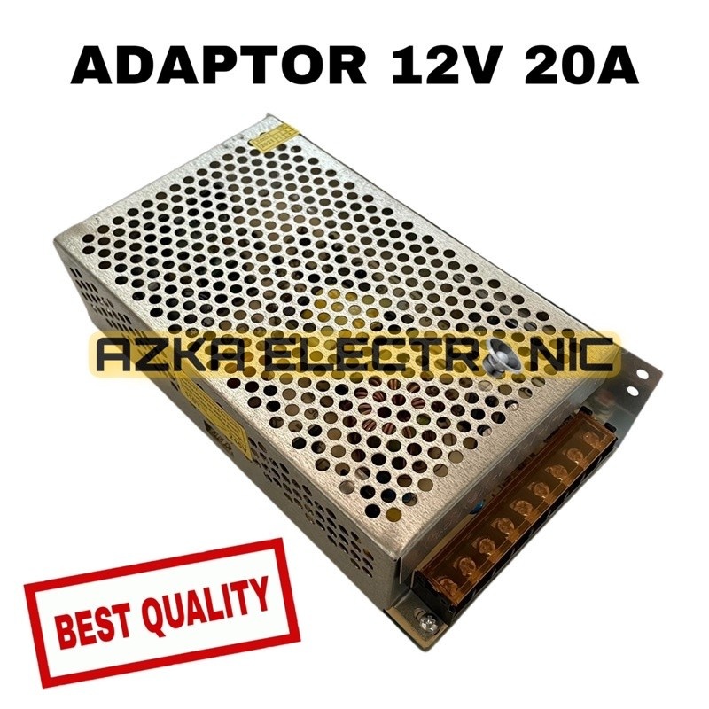 Jual ADAPTOR POWER SUPPLY 12V 20A SWITCHING | Shopee Indonesia