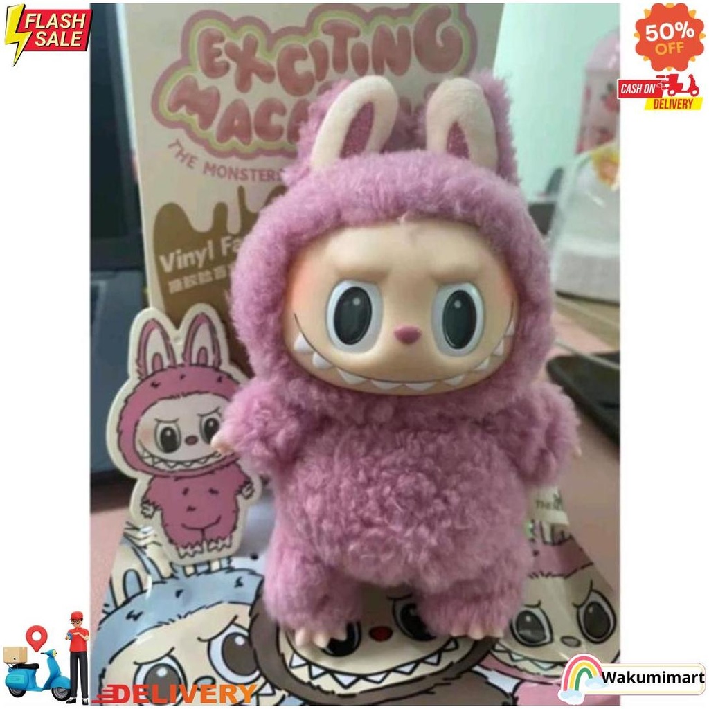 Jual Boneka Labubu Macaroon Vynil Face Unofficial Ukuran 35Cm D Promo ...