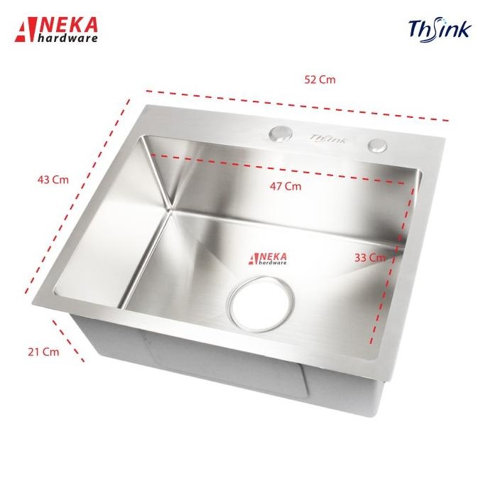 Jual Kitchen Set Minimalis 5243 / Sink Sus304 / Bak Cuci Piring P19A ...