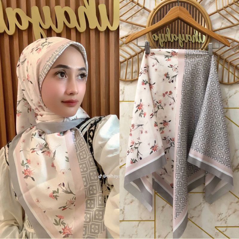 Jual HIJAB VOAL PREMIUM MOTIF ( 272 ) SEGI EMPAT BESTSELLER | Shopee Indonesia