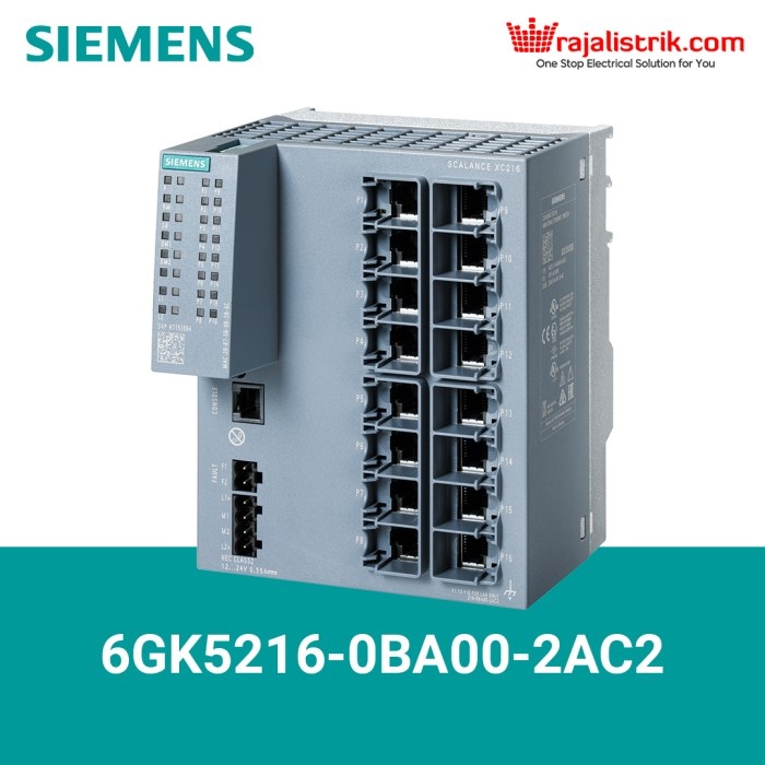 Jual SIEMENS SCALANCE XC216 RJ45 PORTS 6GK5216-0BA00-2AC2 | Shopee ...