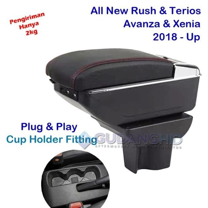Jual Armrest Mobil New Toyota Rush Daihatsu Terios 7 Usb Port Charger ...