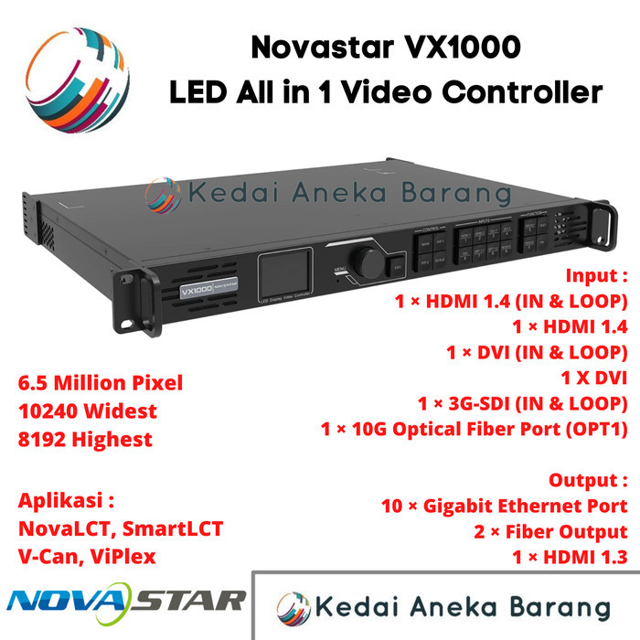 Jual Novastar VX1000 LED Video Processor Videotron Controller Sending ...