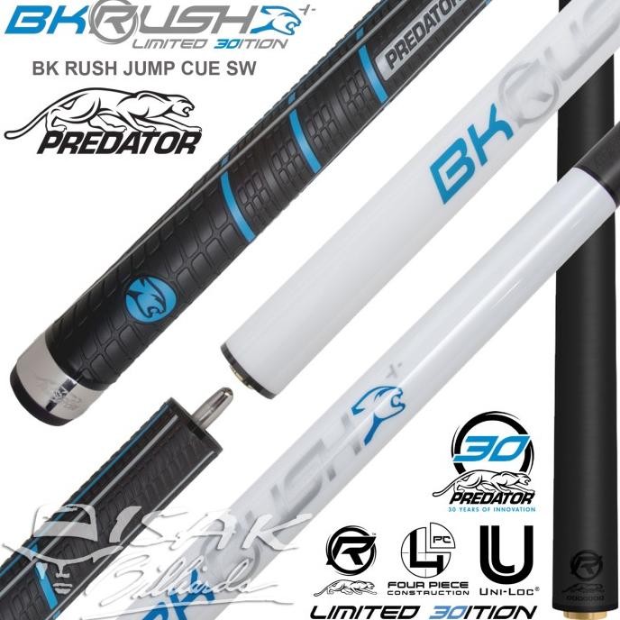 Jual Predator BK Rush+ Carbon Jump Break Cue SW - 30th Anniversary ...