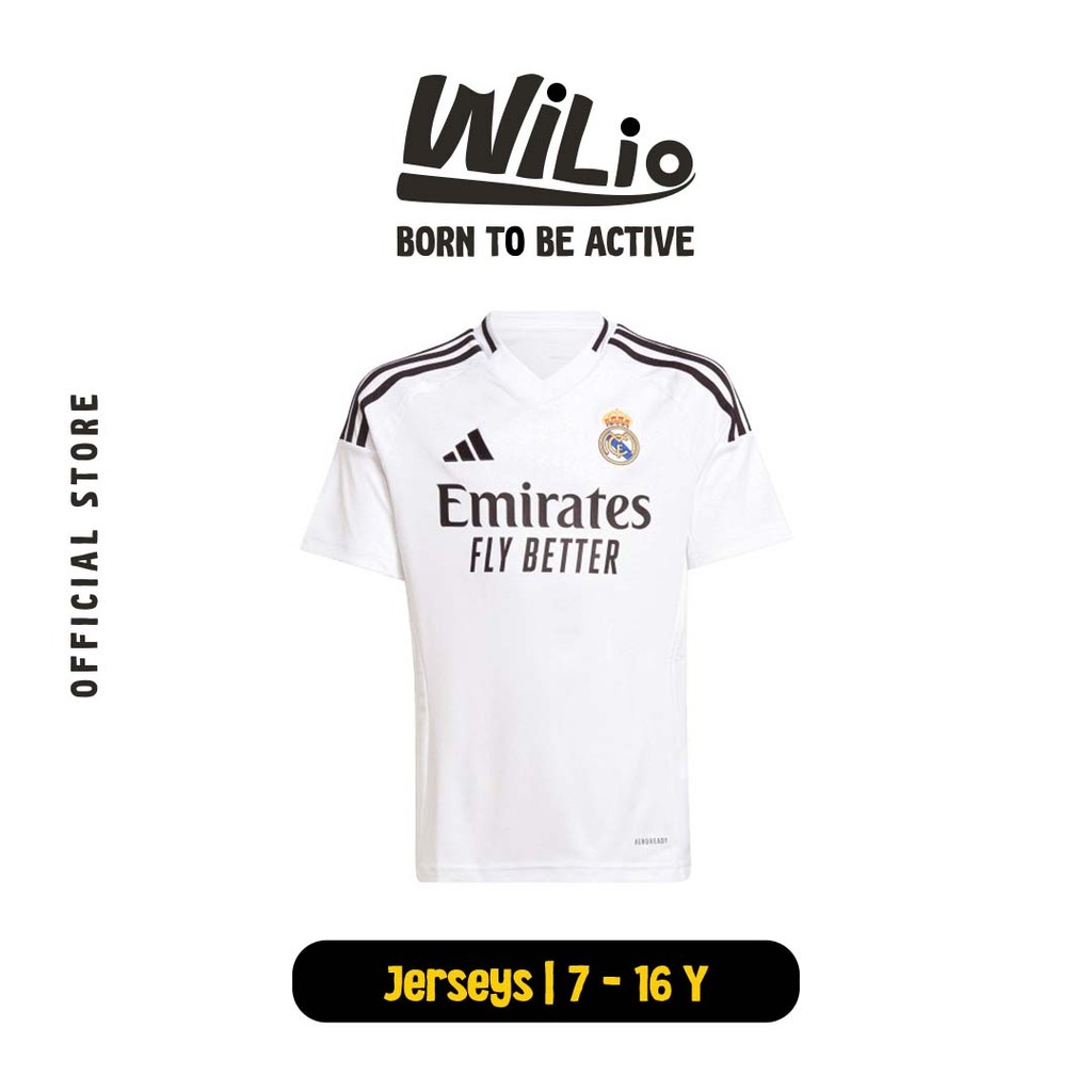Jual ADIDAS Real Madrid 24/25 Home Jersey Kids IT5186 - Jersey Anak ...