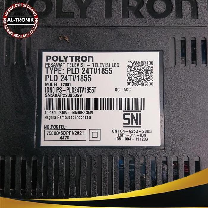 Jual | ATO | SENSOR DAN TOMBOL TV LED POLYTRON PLD24TV1855 IR RECEIVER ...