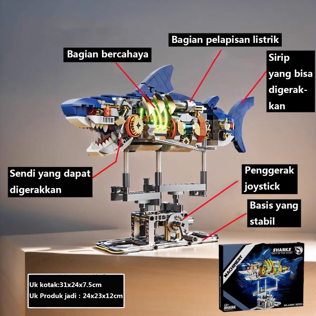 Jual HAHA TOY Blocks DIY Building Bricks Blok Mainan Anak Balok Susun ...