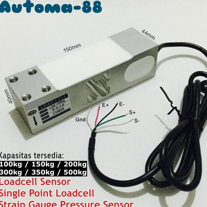 Jual Loadcell Hiyutec Single Point Load cell 100kg 150kg 200kg 300kg ...