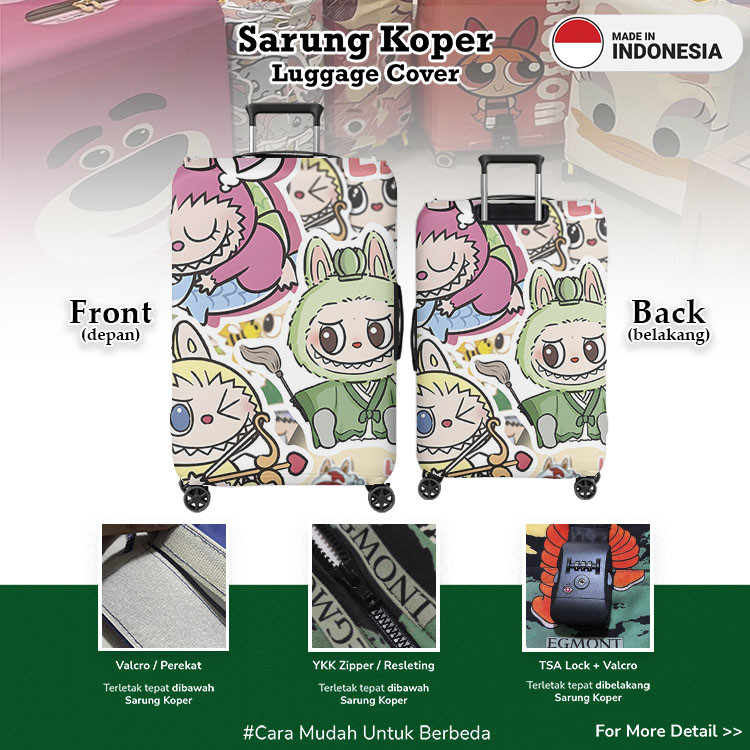 Jual Labubu Sarung Koper 005 - Luggage Cover / Pelindung Koper / Lisa ...
