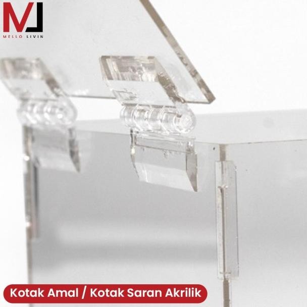 Jual Box Kotak Amal Surat Akrilik Kotak Yimpanan Tabungan Uang | Shopee ...